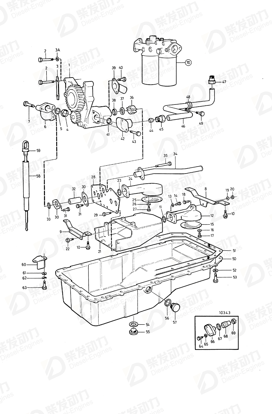 Volvo 4778327 Connector 4778327 Engine spare parts-Generator engine ...