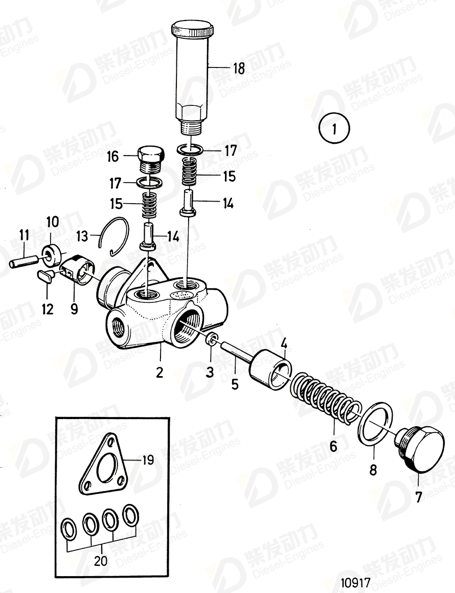 Volvo 244392 Spring 244392 Fuel System spare parts-Generator engine ...