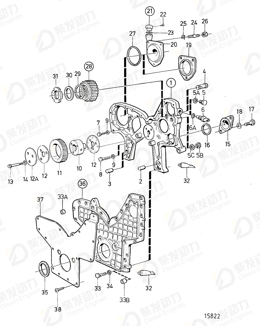 Volvo 470427 Plain washer 470427 Engine spare parts-Generator engine ...