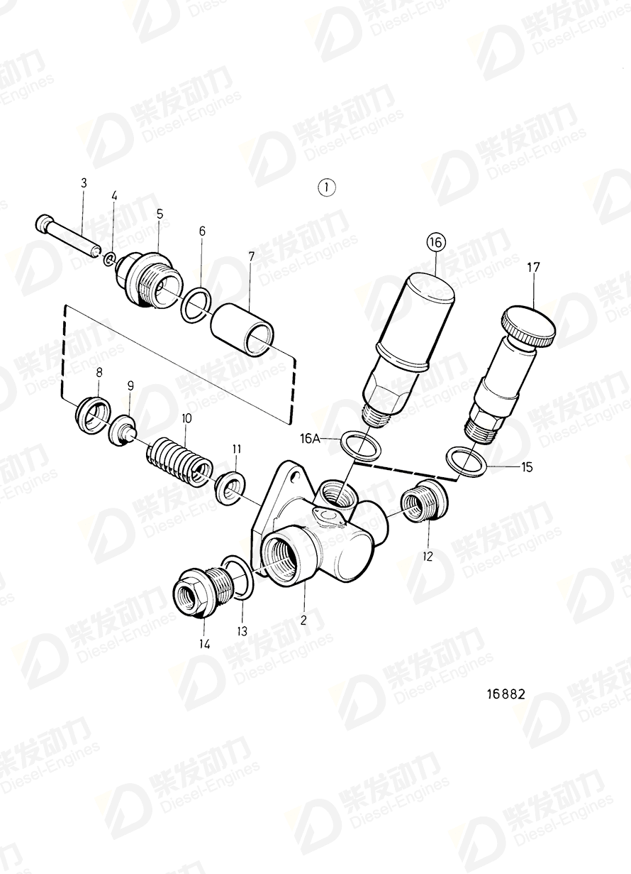 Volvo 244838 O-ring 244838 Fuel System spare parts-Generator engine ...