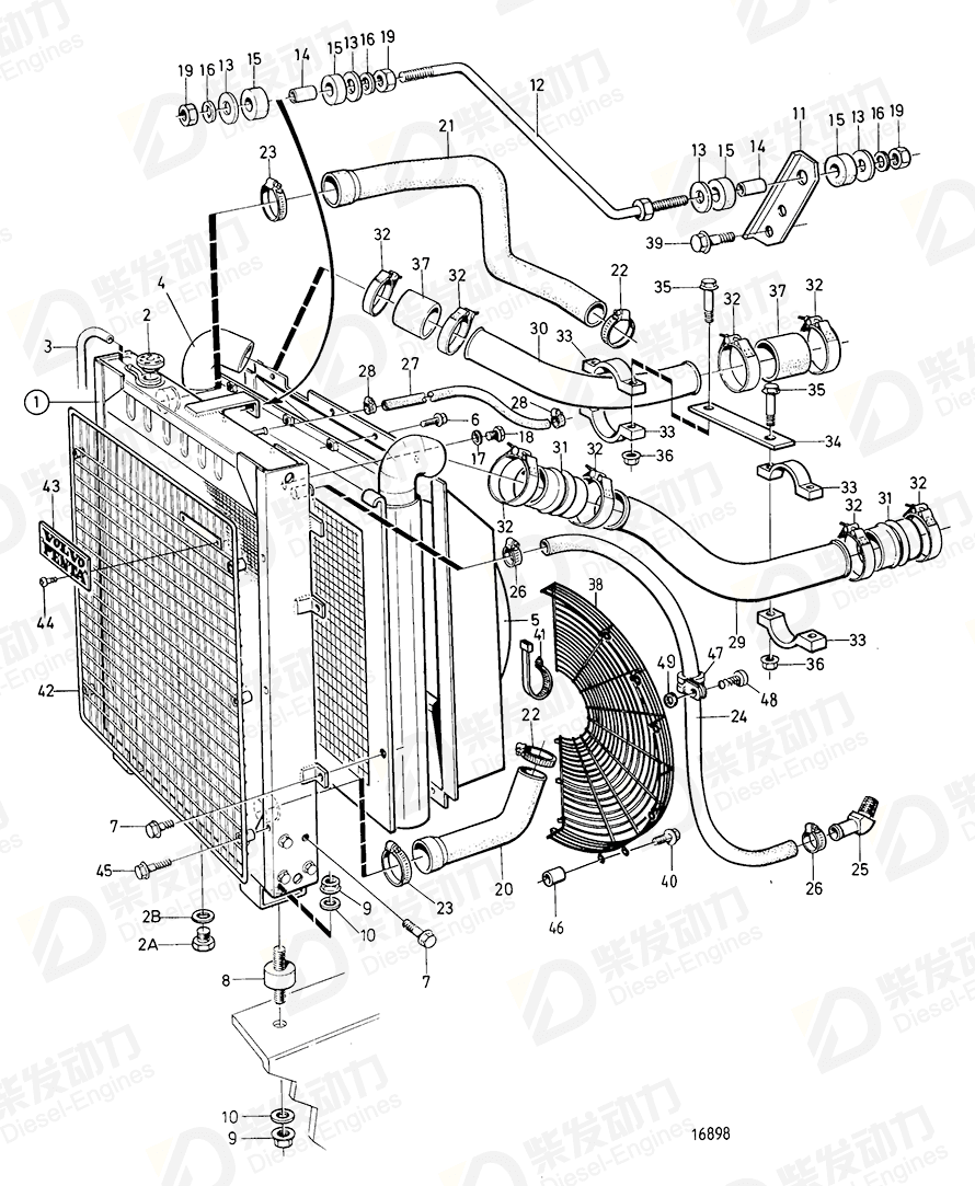 Volvo 866093 Charge air cooler 866093 Cooling System spare parts ...