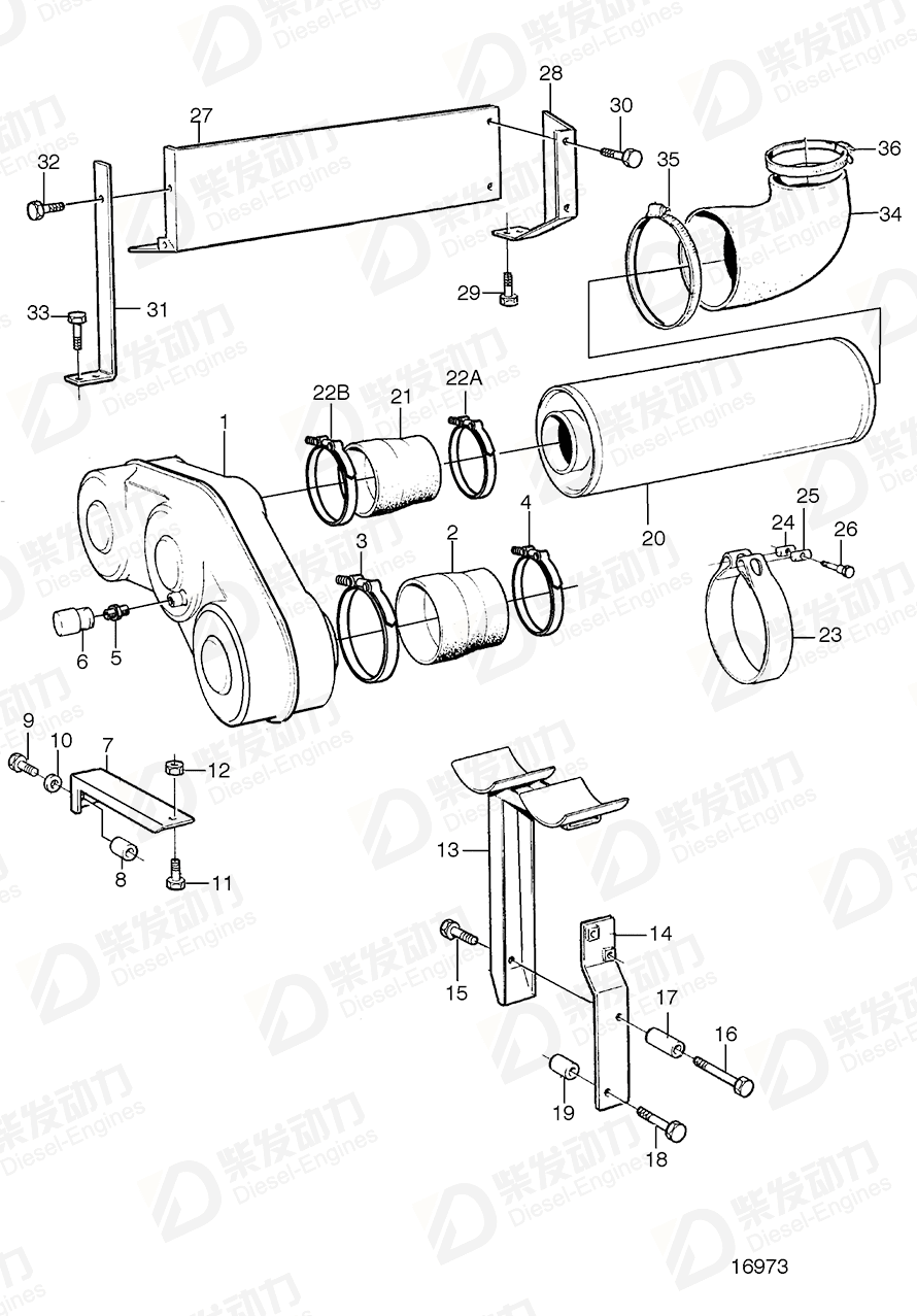 Volvo 191095 Nipple 191095 Intake and Exhaust System spare parts ...