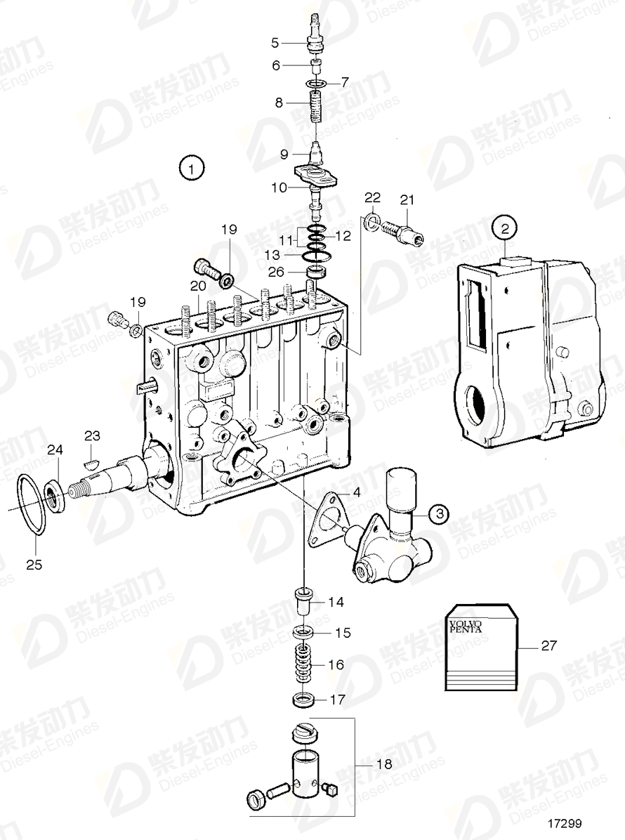 Volvo 1699772 Overflow valve 1699772 Fuel System spare parts-Generator ...