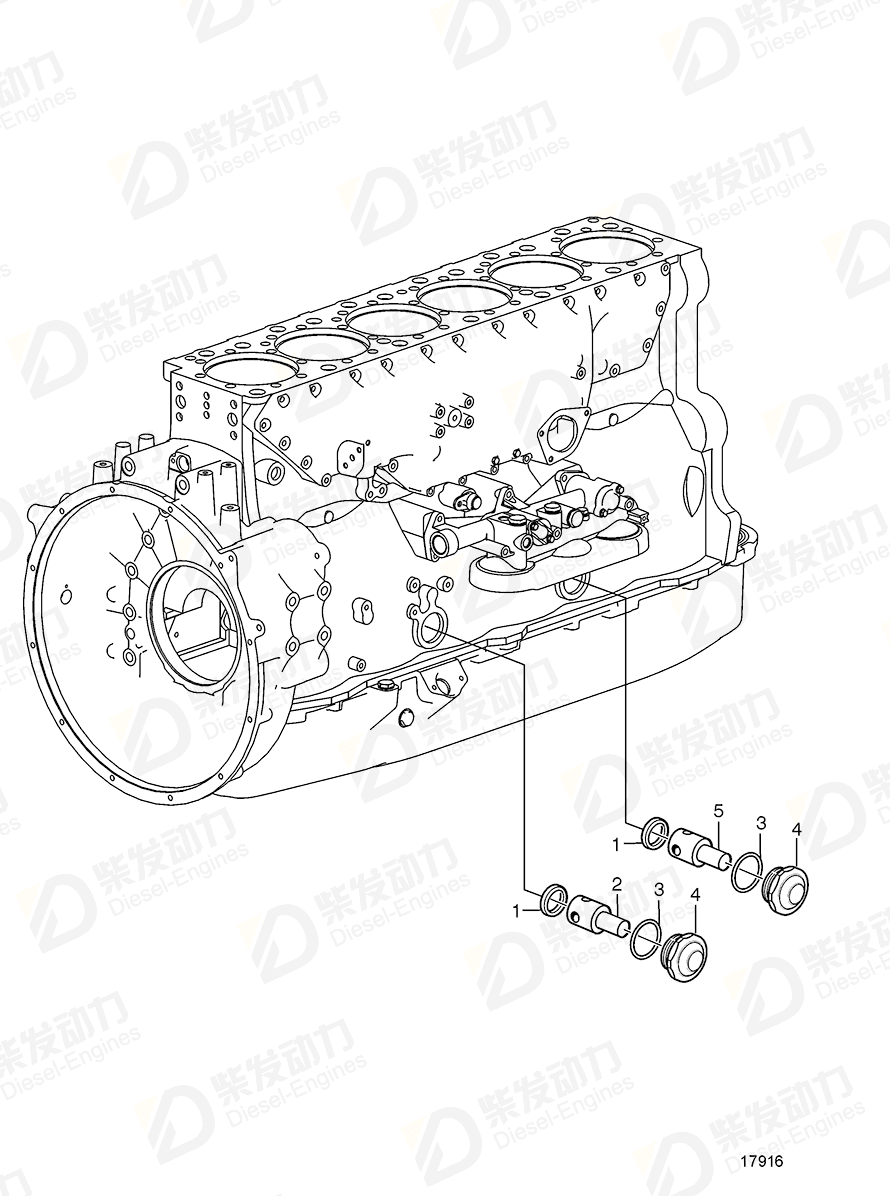 Volvo 948610 O-ring 948610 Lubricating System spare parts-Generator ...