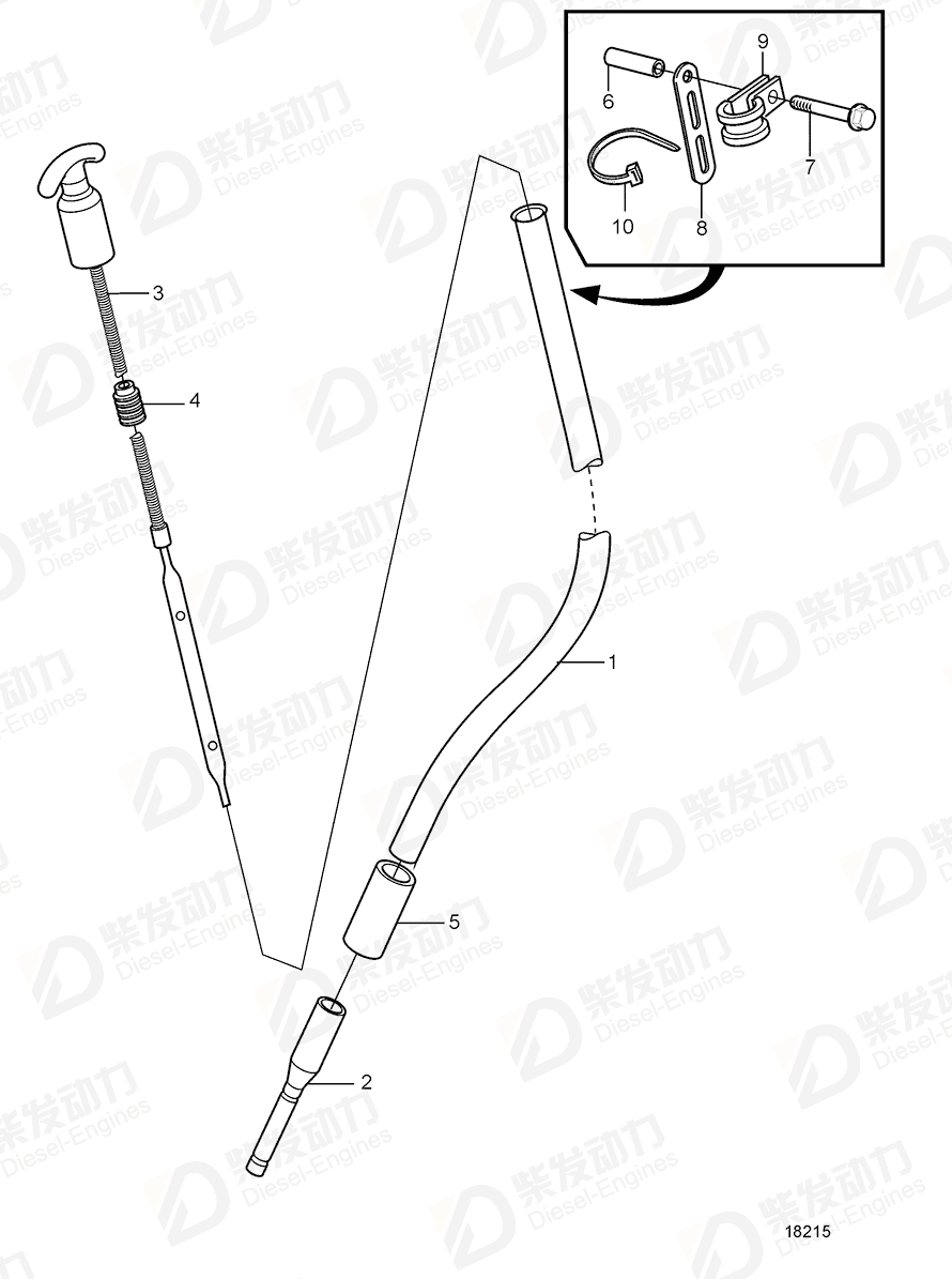 Volvo 3831388 Tube 3831388 Lubricating System spare parts-Generator ...