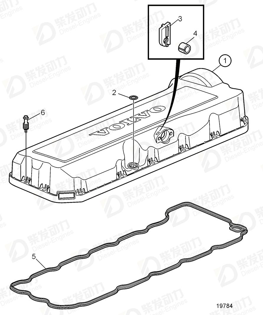 Volvo 8148049 Sealing strip 8148049 Engine spare parts-Generator engine ...