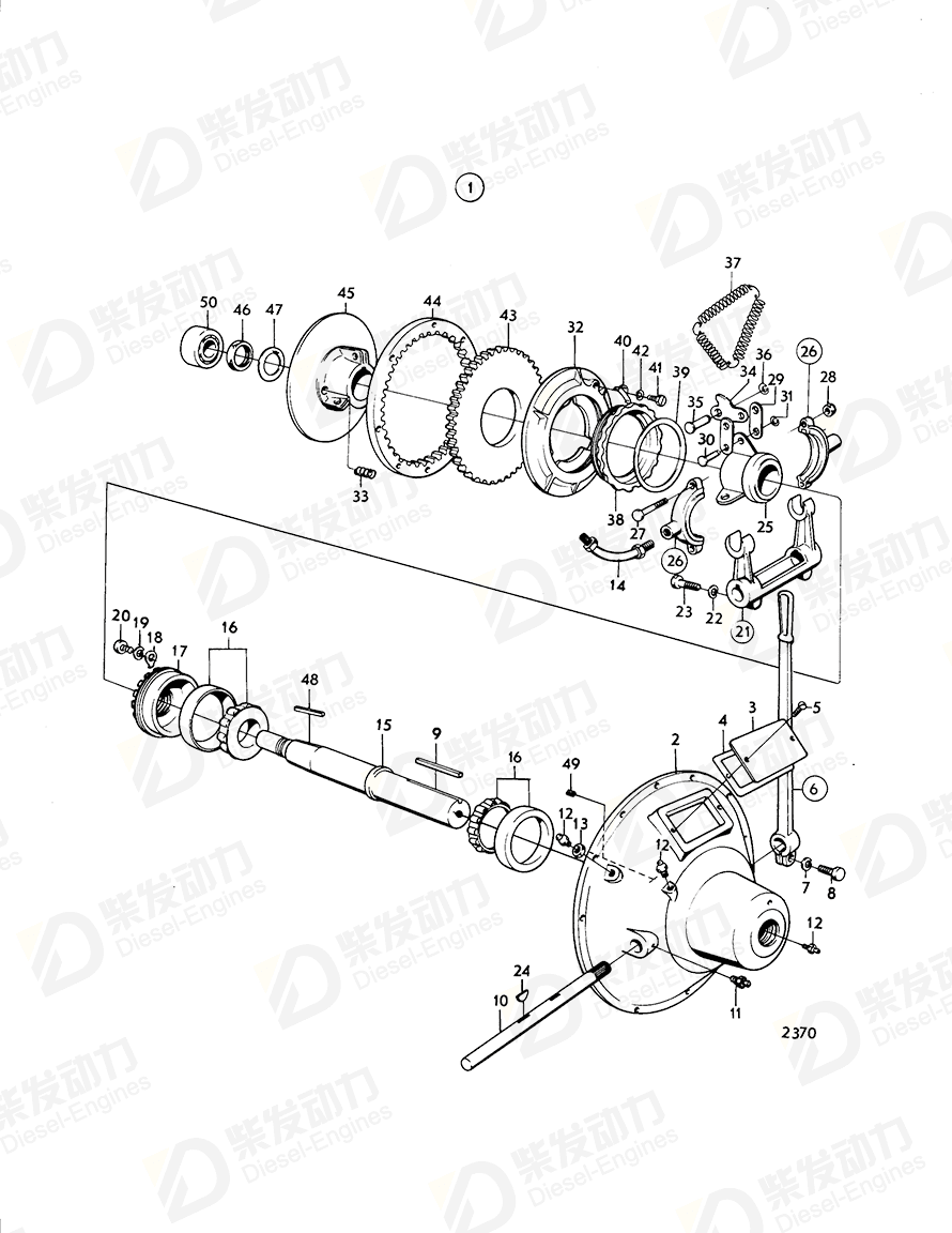Volvo 815372 Spring 815372 Clutch, Elastic Coupling spare parts ...