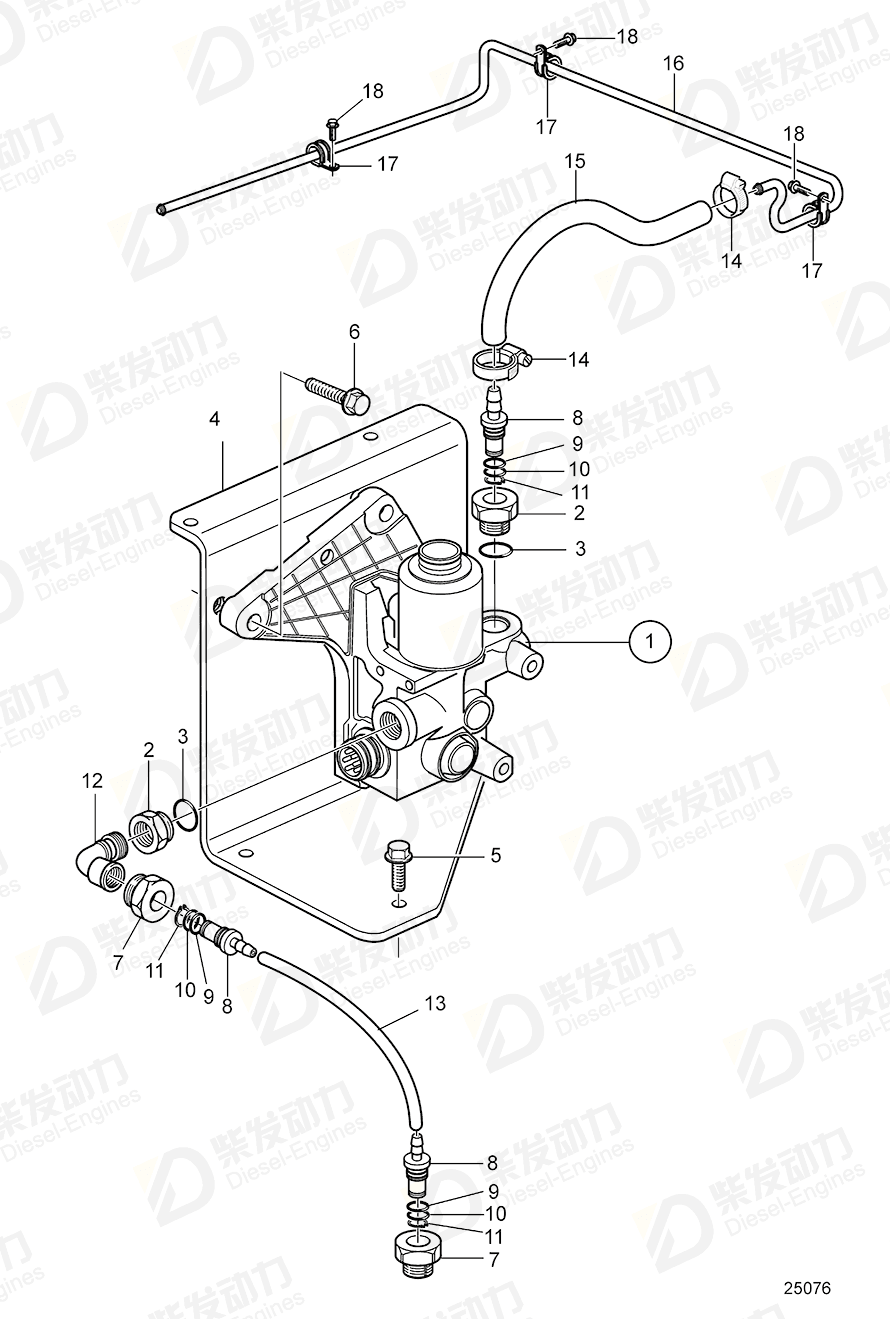 Volvo 21379051 Air valve 21379051 Intake and Exhaust System spare parts ...