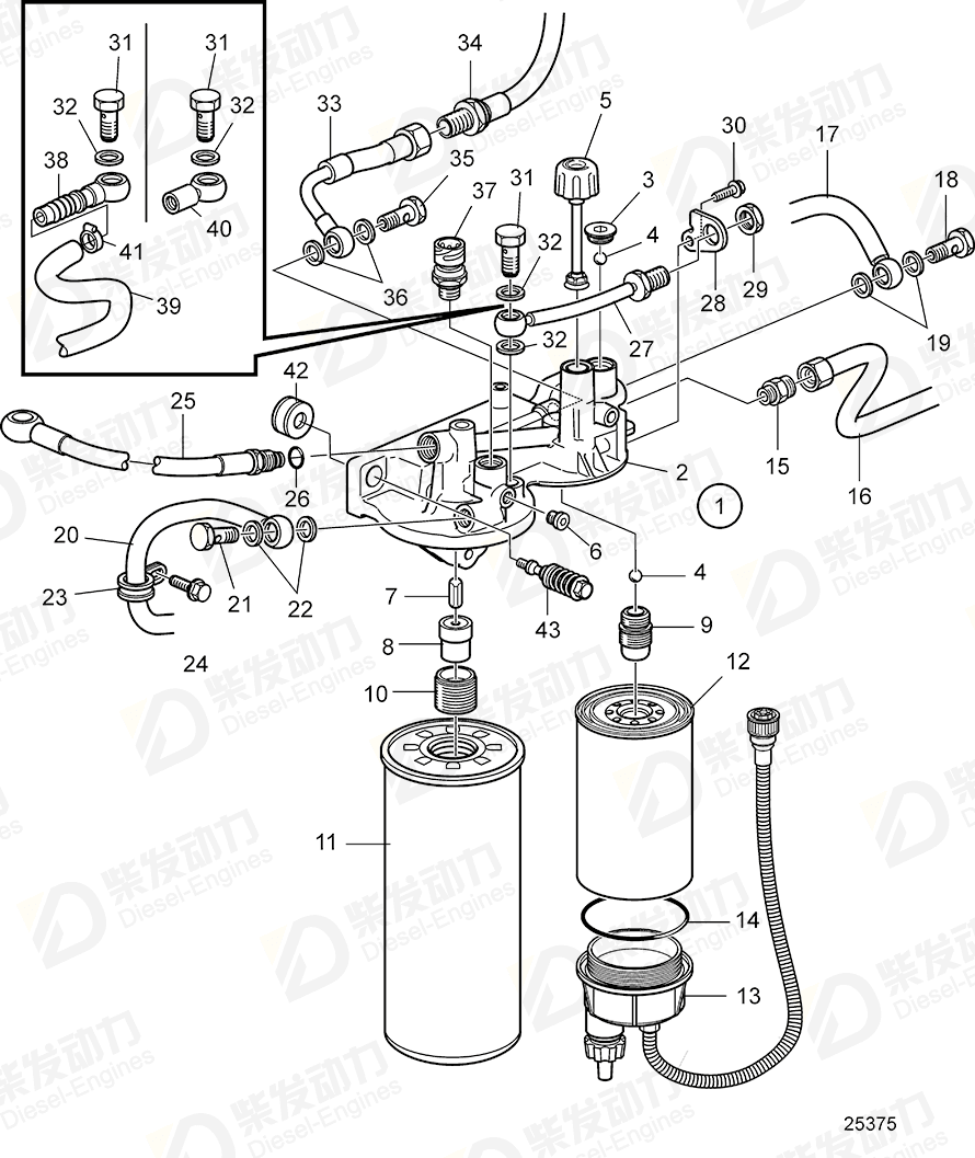 Volvo 20784686 Flange screw 20784686 Lubricating System spare parts ...
