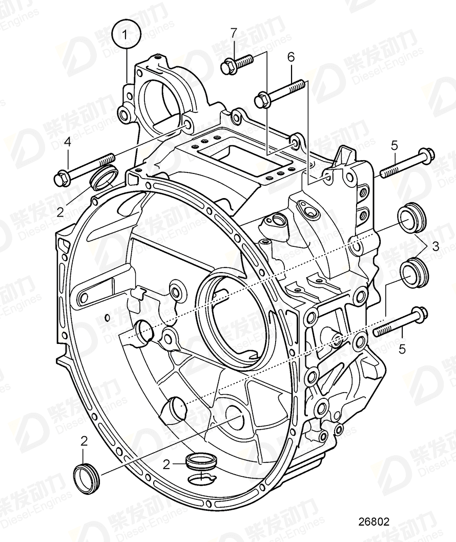 Volvo 961973 Plug 961973 Engine spare parts-Generator engine parts Mall