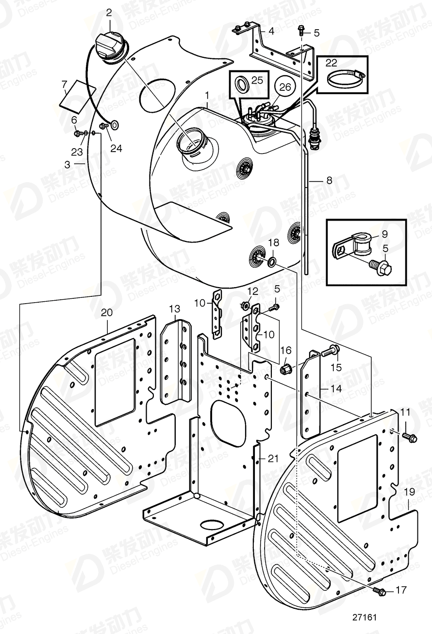 Volvo 993419 Washer 993419 Intake and Exhaust System spare parts ...