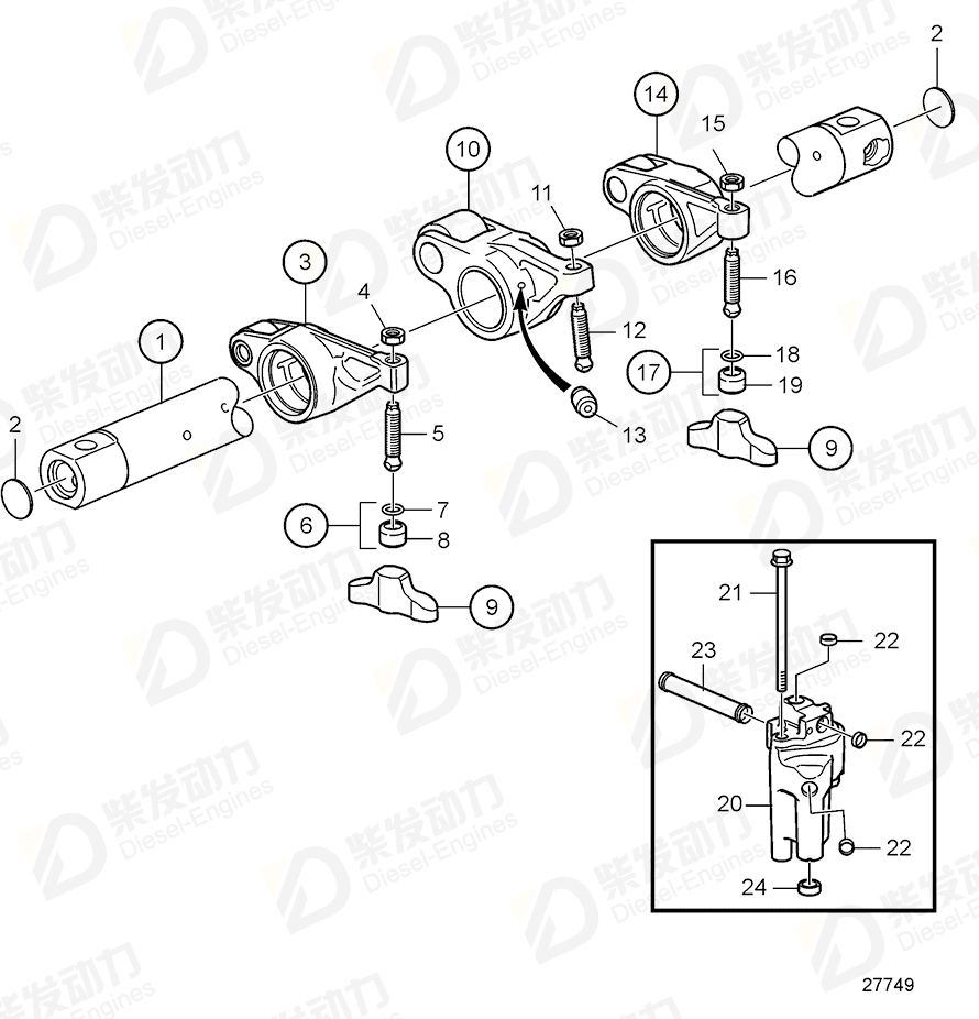 Volvo 3964817 Jet 3964817 Engine spare parts-Generator engine parts Mall