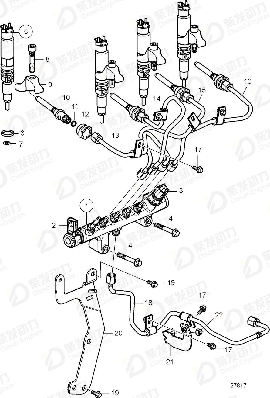 Volvo 21880675 Relief valve 21880675 Fuel System spare parts-Generator ...