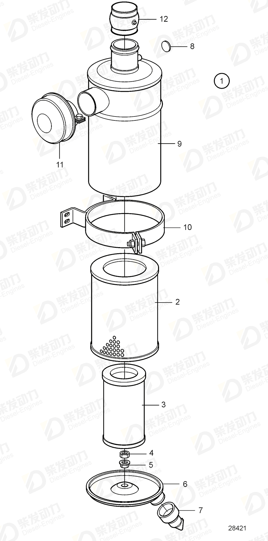 Volvo 20861051 Tube 20861051 Intake and Exhaust System spare parts ...