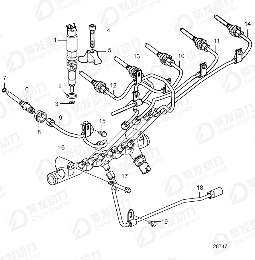 Volvo 21785960 Injector 21785960 Fuel System spare parts-Generator ...