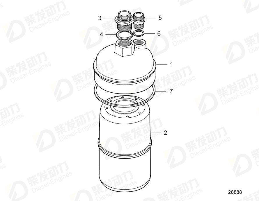 Volvo 21665266 Oil filter 21665266 Lubricating System spare parts ...