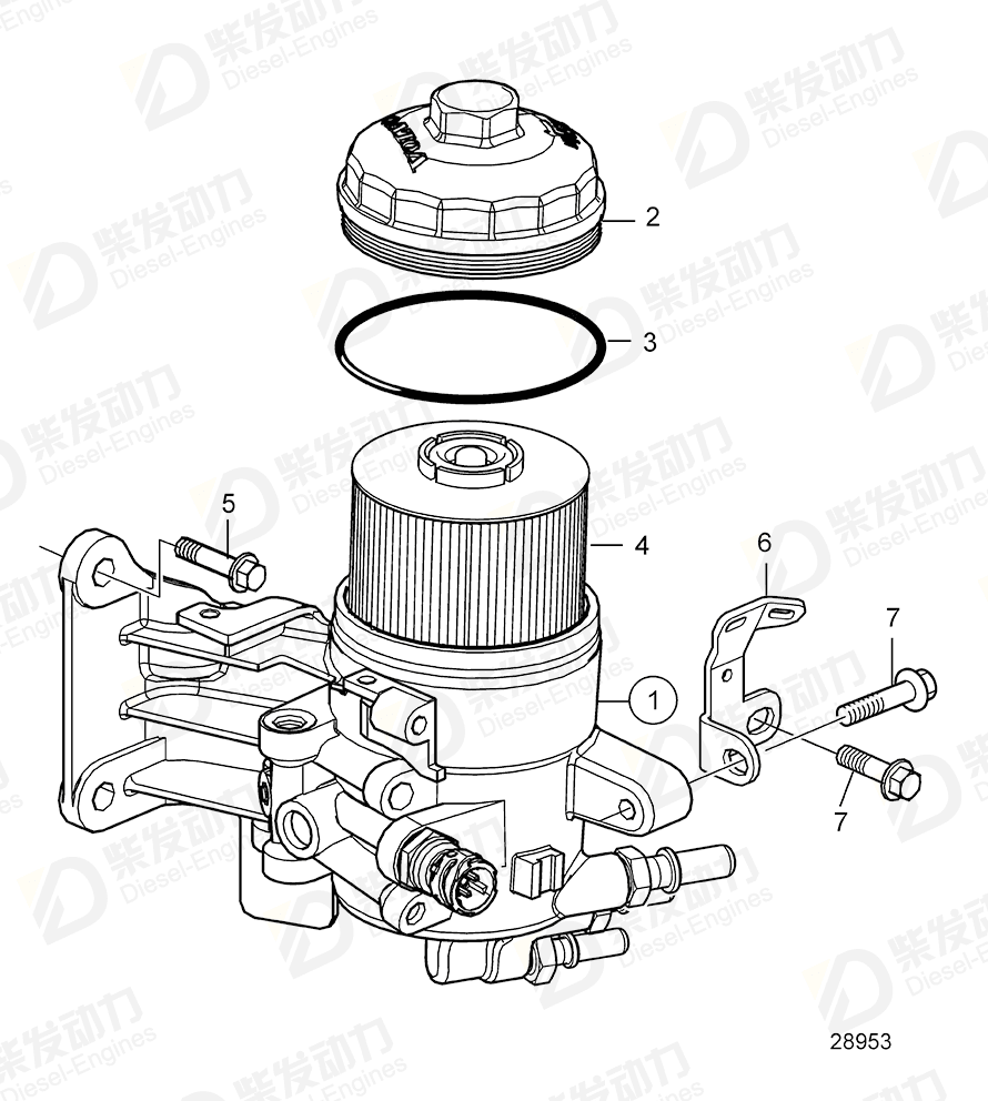Volvo 21746575 Fuel filter 21746575 Fuel System spare parts-Generator ...