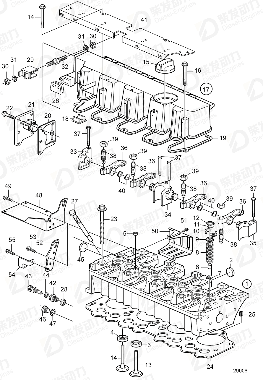 Volvo 20970725 Cylinder head gasket 20970725 Engine spare parts ...