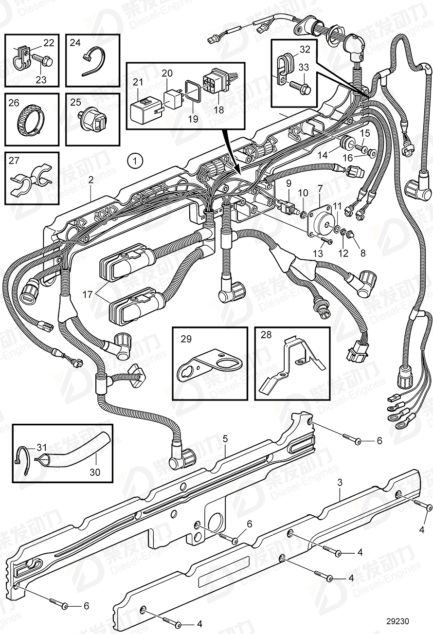 Volvo 3838949 Cap 3838949 Electrical System spare parts-Generator ...