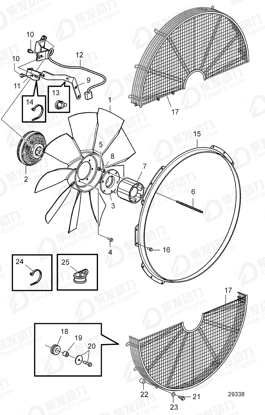 Volvo 994077 Stud 994077 Cooling System spare parts-Generator engine ...