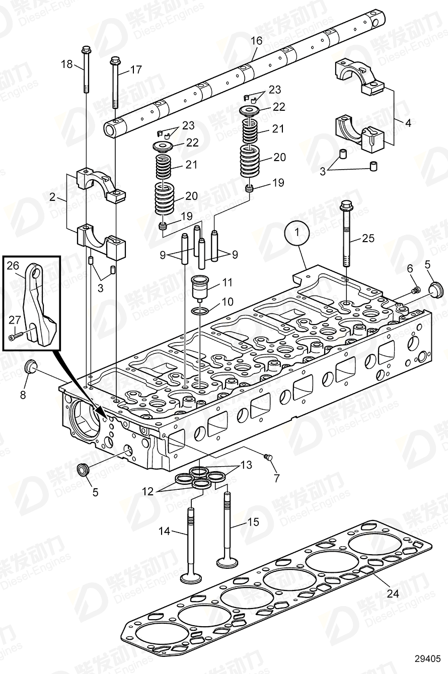 Volvo 20864662 Valve seal 20864662 Engine spare parts-Generator engine ...