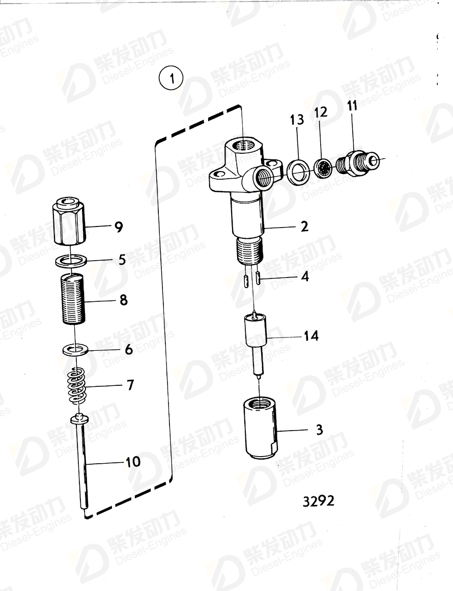 Volvo 4786463 Injector 4786463 Fuel System spare parts-Generator engine ...