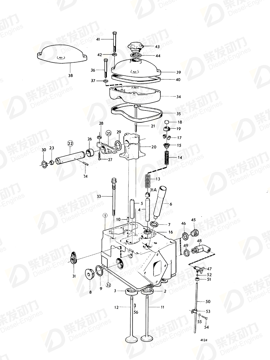Volvo 467029 Valve guide, intake 467029 Engine spare parts-Generator ...