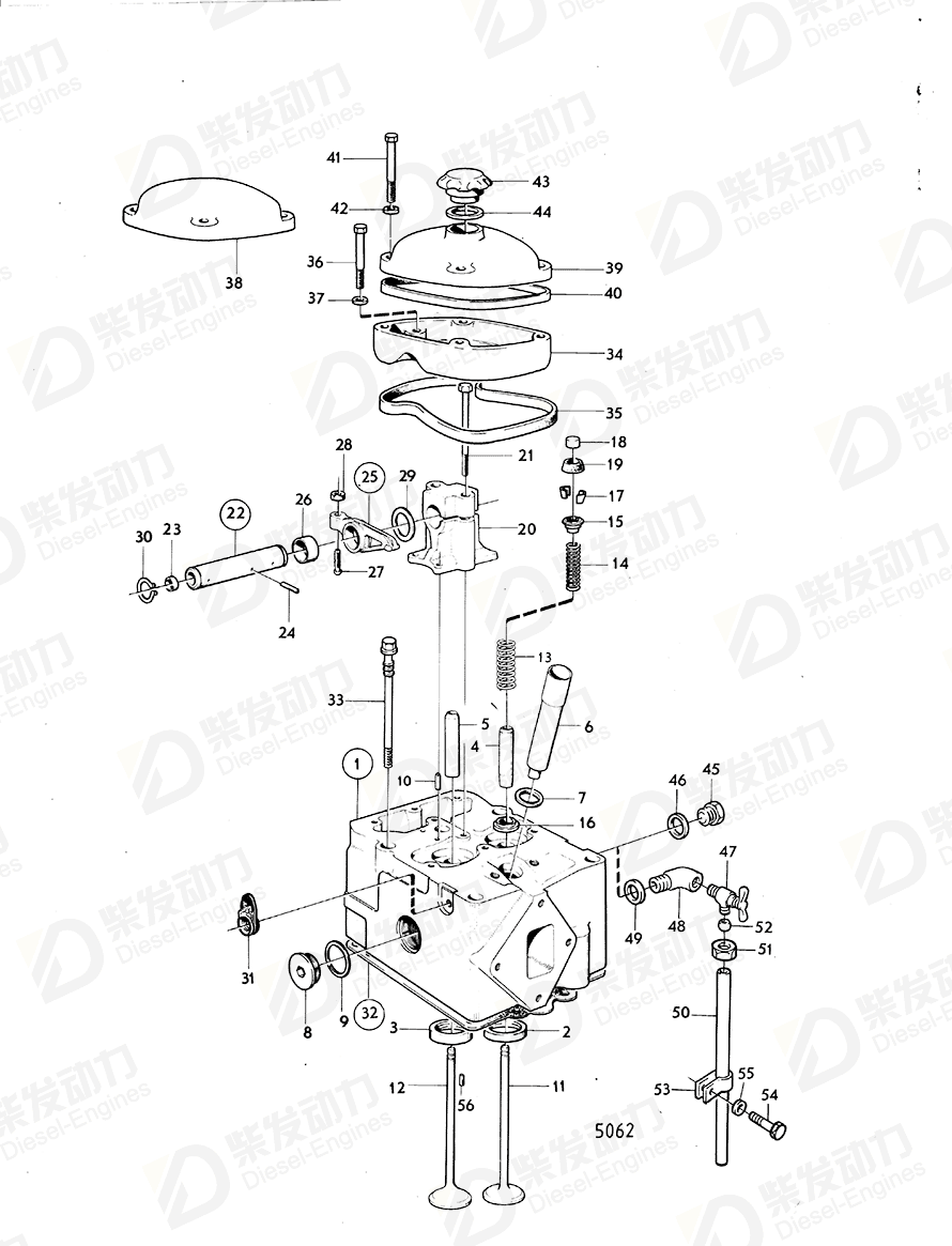 Volvo 275551 Cylinder head gasket 275551 Engine spare parts-Generator ...