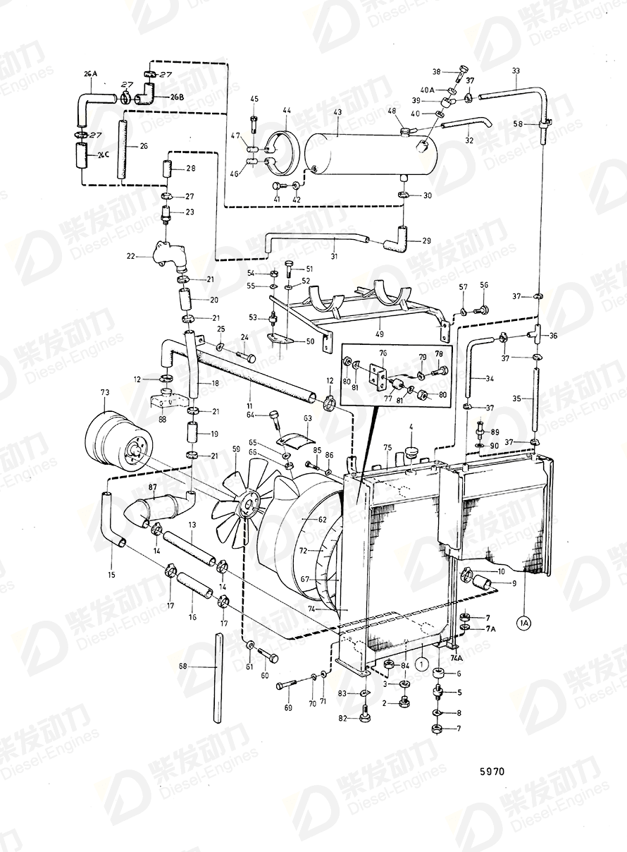 Volvo 837228 Fan shroud 837228 Cooling System spare parts-Generator ...