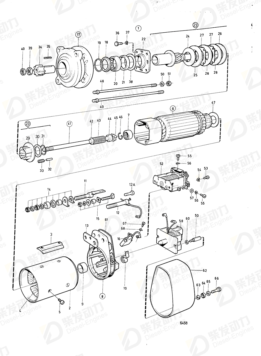 Volvo 243778 Clutch half 243778 Electrical System spare parts-Generator ...