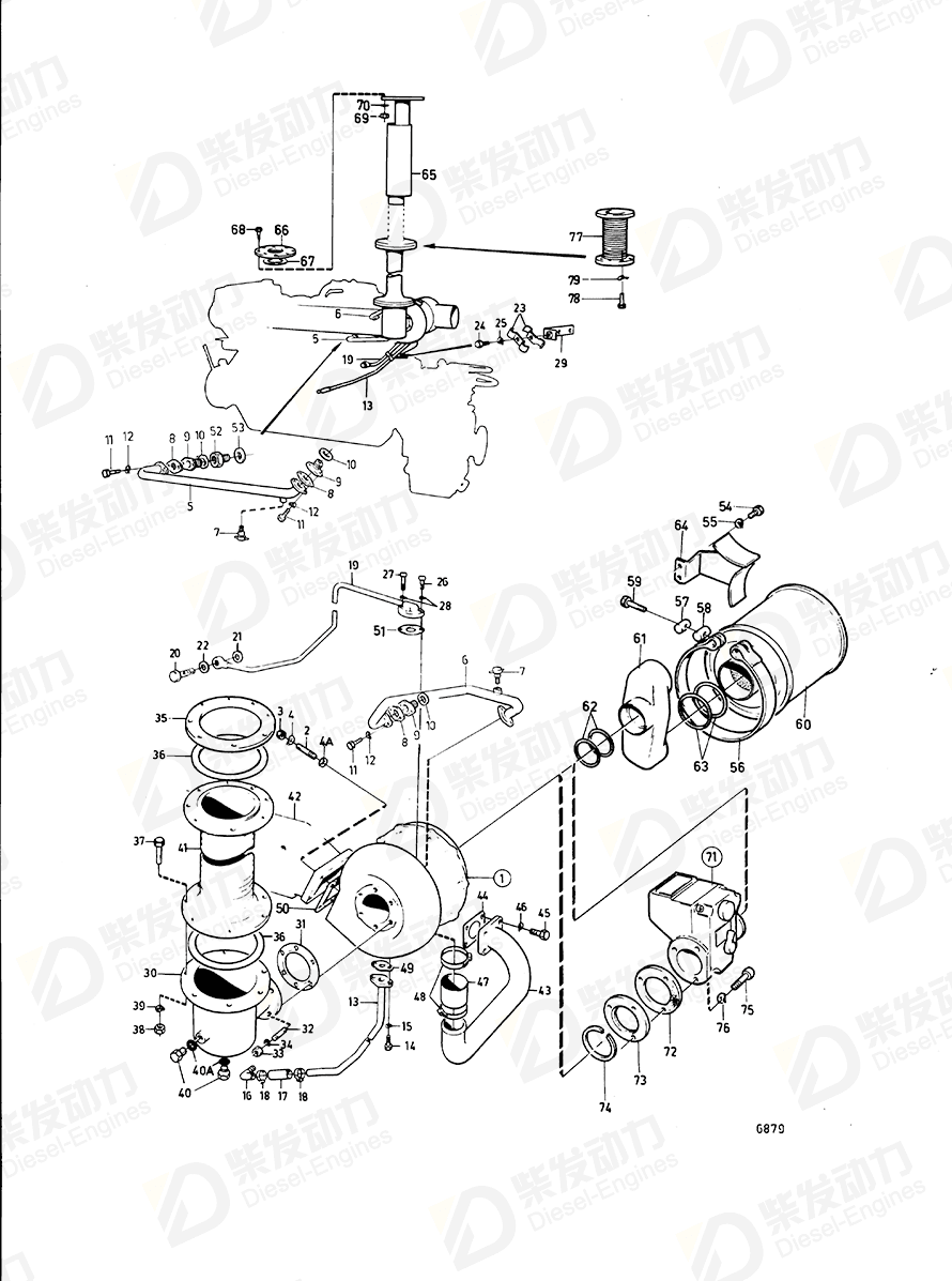 Volvo 846241 Turbocharger 846241 Cooling System spare parts-Generator ...
