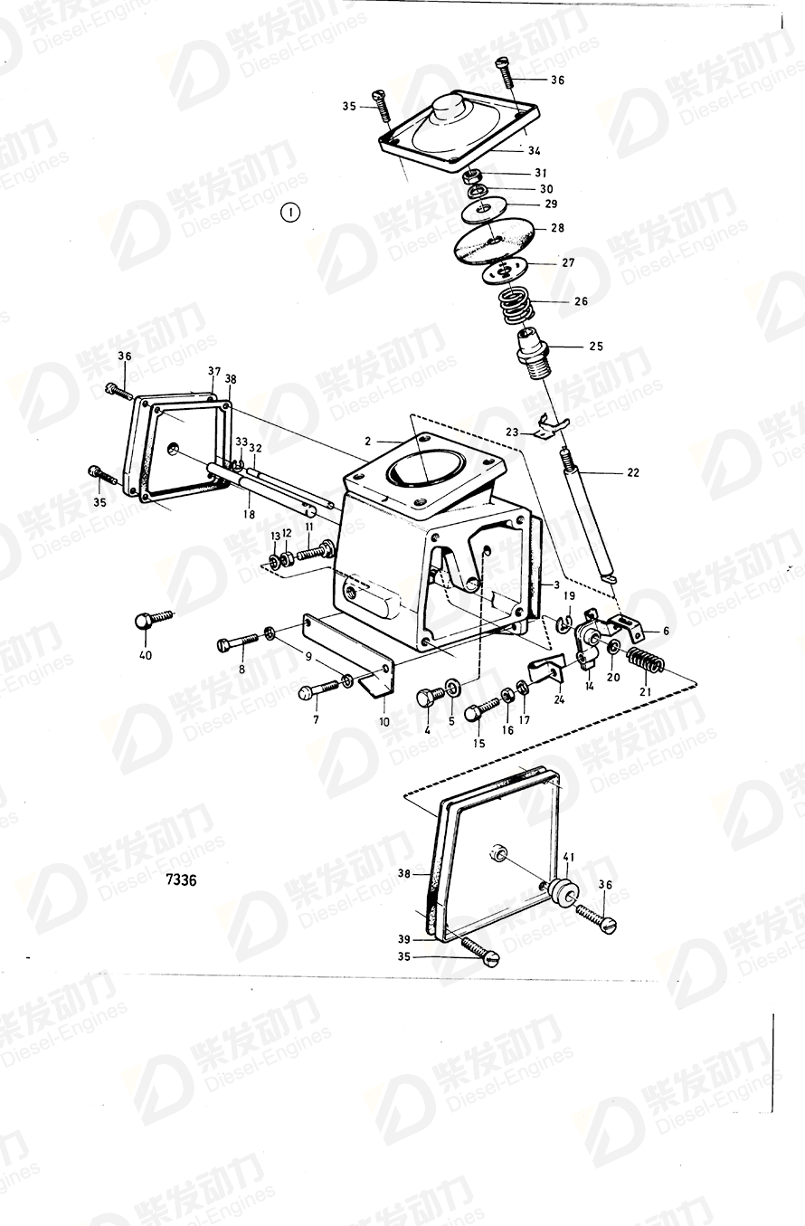 Volvo 241790 Gasket 241790 Fuel System spare parts-Generator engine ...