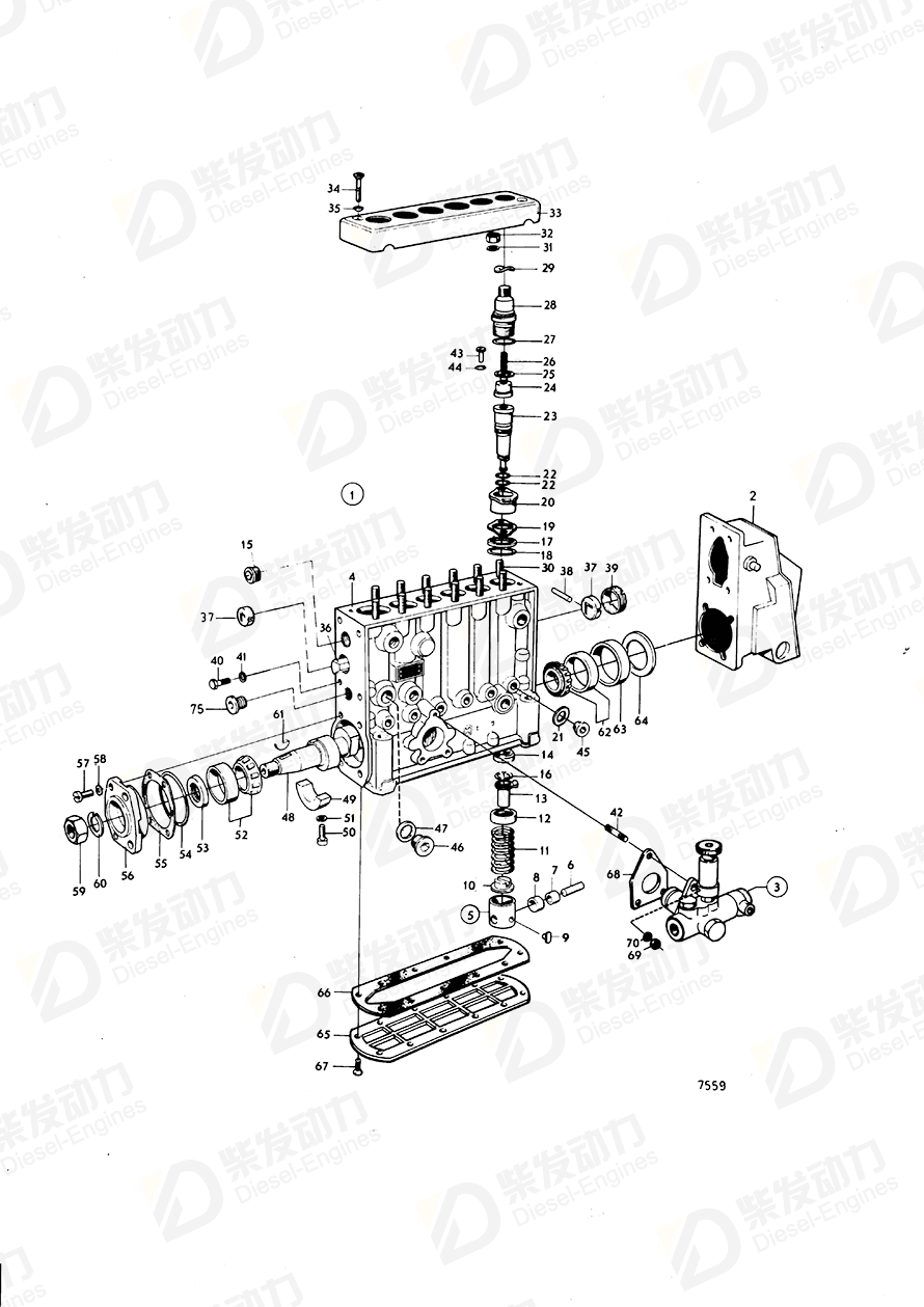 Volvo 240023 Roller bearing 240023 Fuel System spare parts-Generator ...