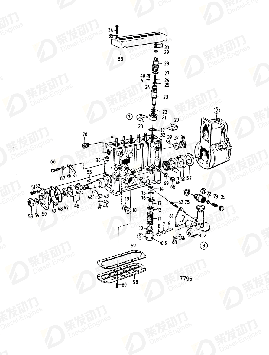 Volvo 240789 Camshaft 240789 Fuel System spare parts-Generator engine ...
